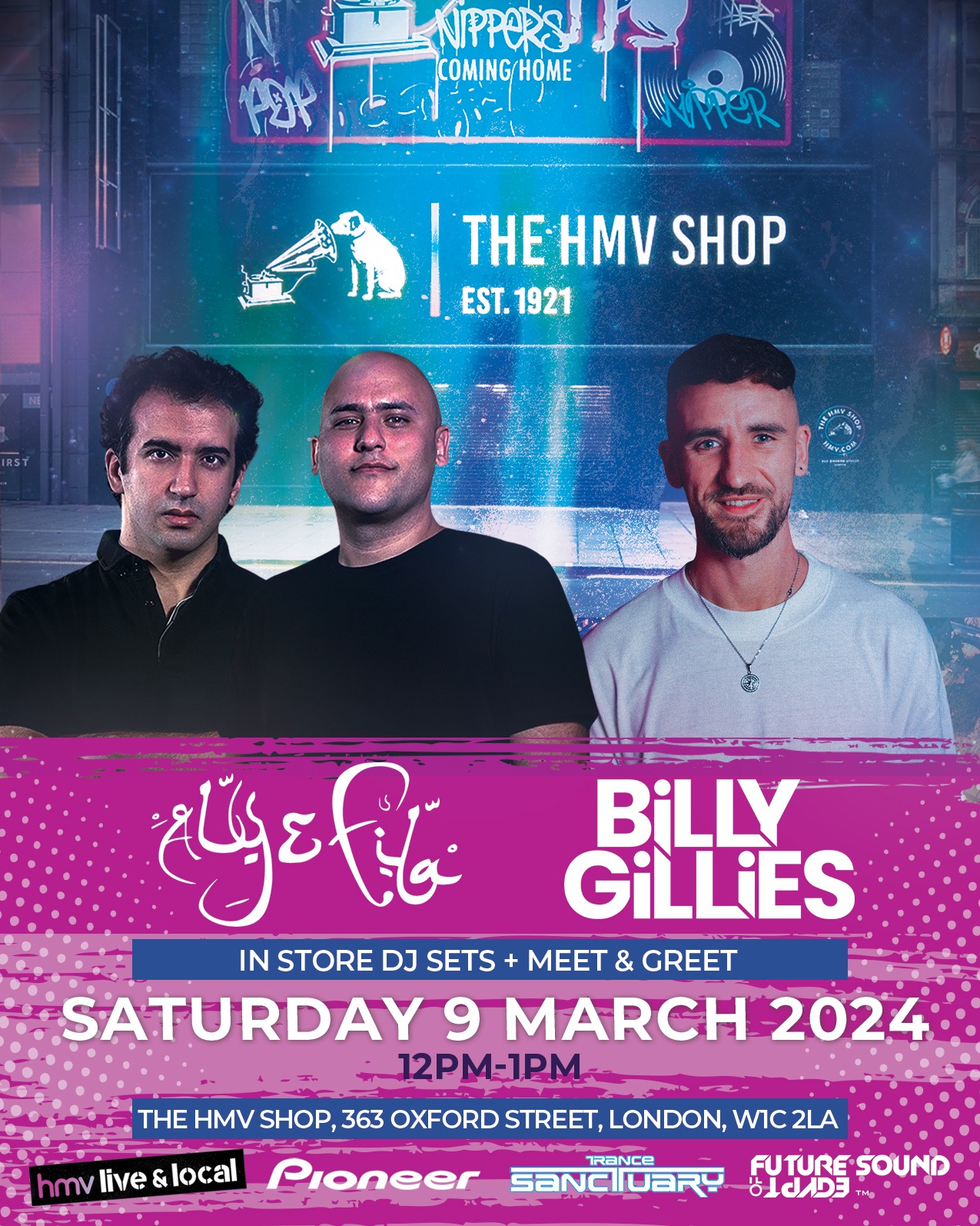 Aly & Filla | Billy Gillies - Exclusive In Store Dj Sets - Meet & Greet - Hello Trance