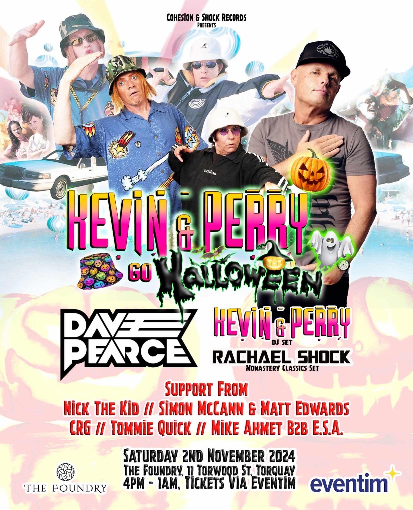 Cohesion & Shock Records presents Kevin & Perry Go Halloween - Hello Trance