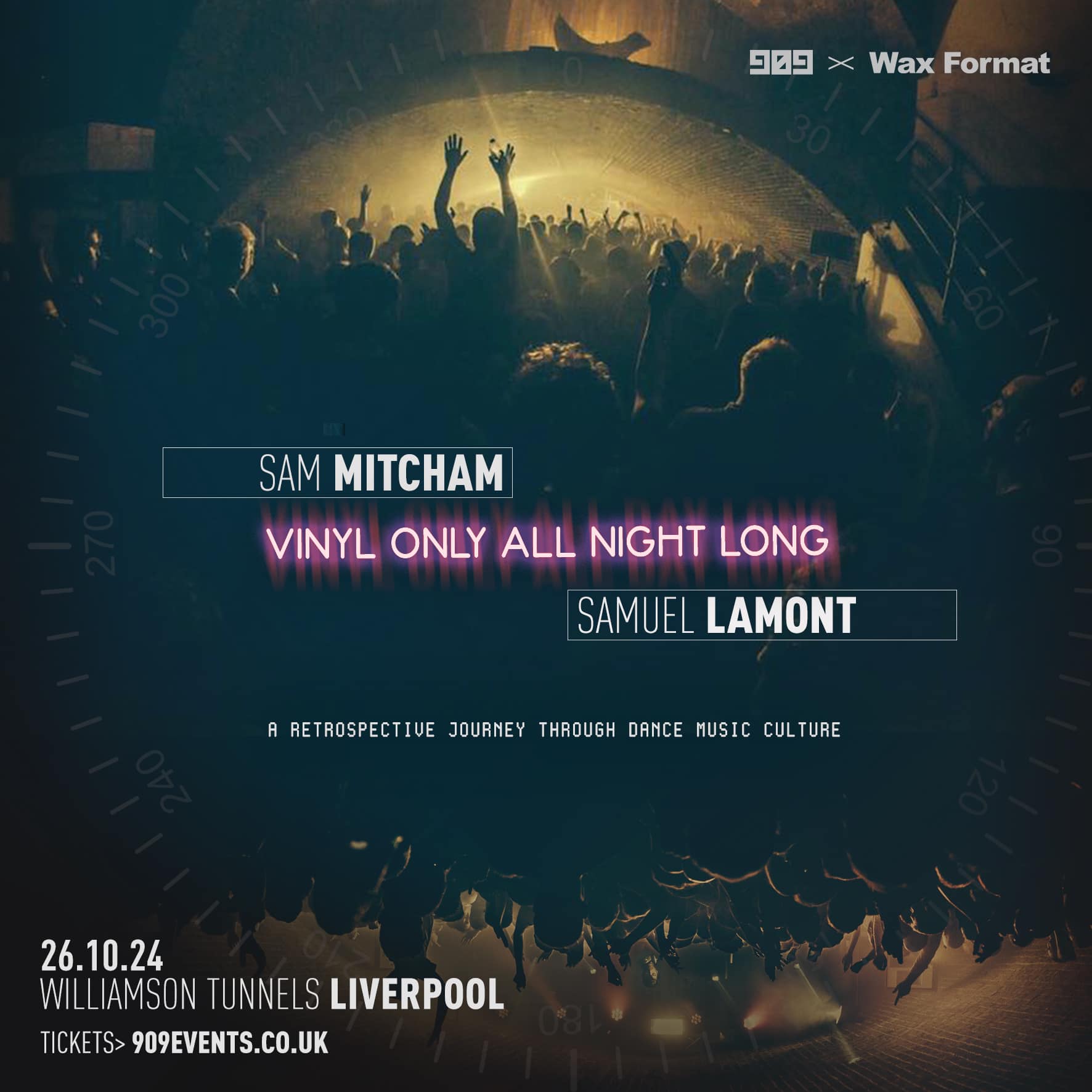 Sam Mitcham & Samuel Lamont | Vinyl All Night Long - 909 X Wax Format ...