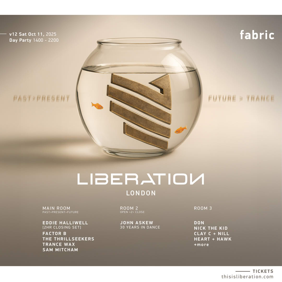 Liberation v12 at Fabric: Past >Present > Future > Trance - Hello Trance